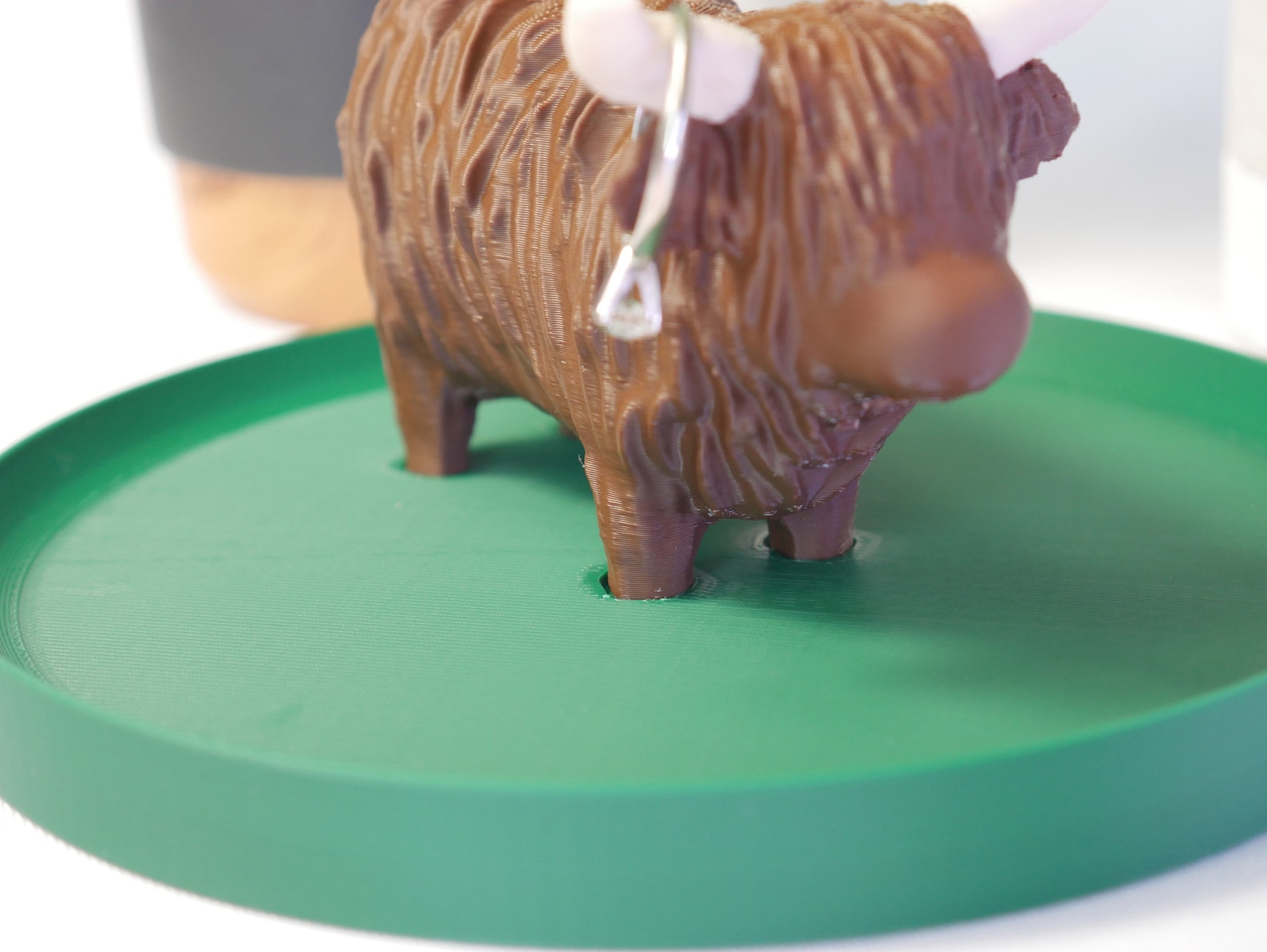 Highland Cow Ring Holder STL File for 3D Printing, Cute Jewelry Display ...