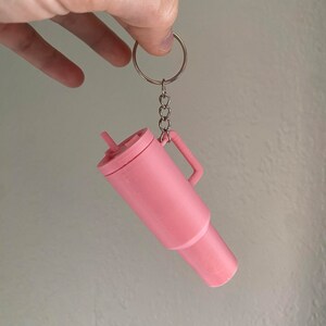 Mini Stanley Inspired Tumbler Chapstick Holder Keychain STL File for 3D ...