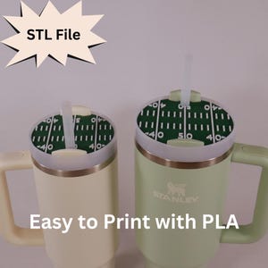 Sports Stanley Cup Topper, Lid Plate STL File for 3D Printing, 40oz ...