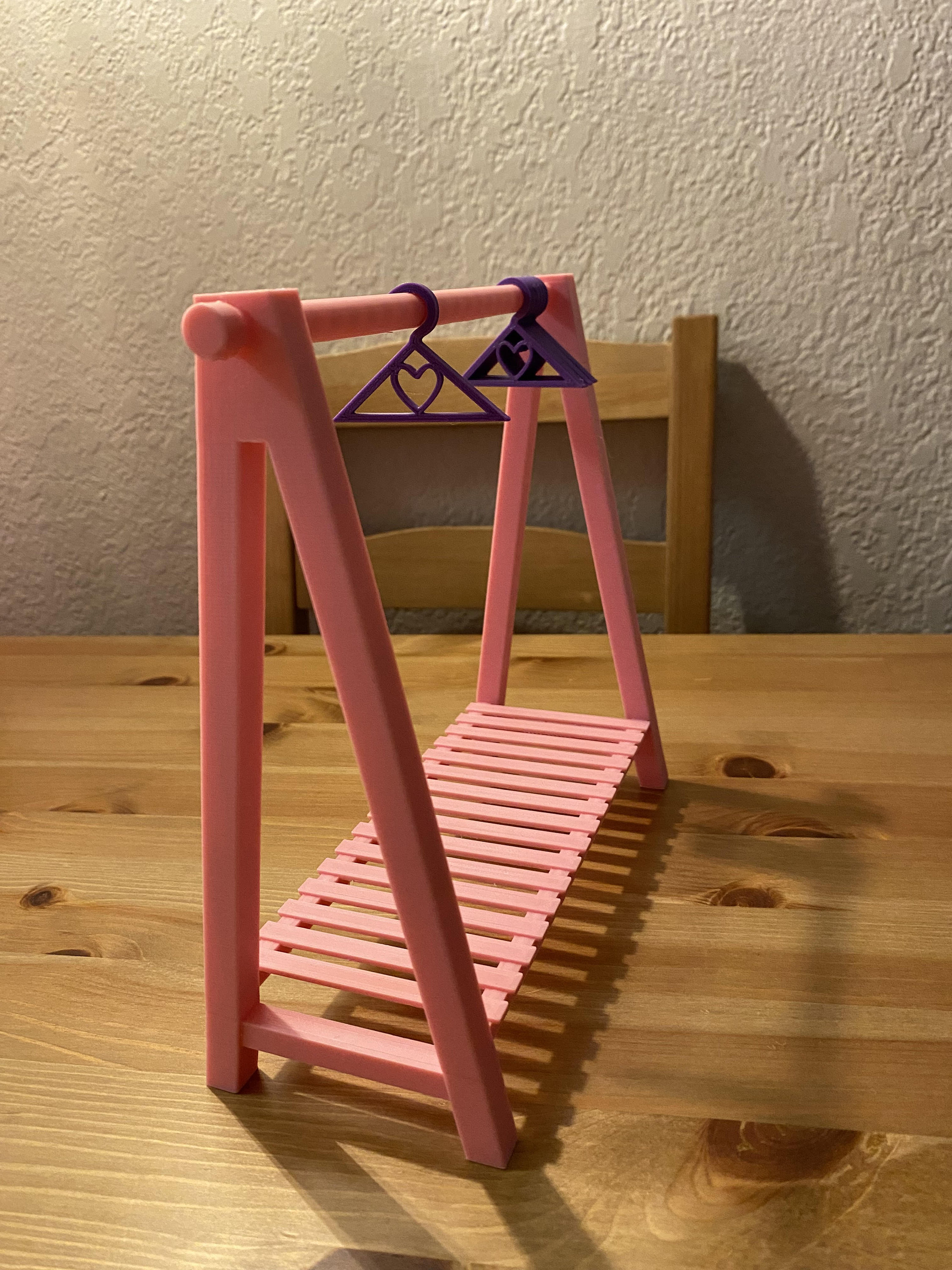 Decorated Cookie Rack STL File for 3D Printing, Mini Clothes Rack ...