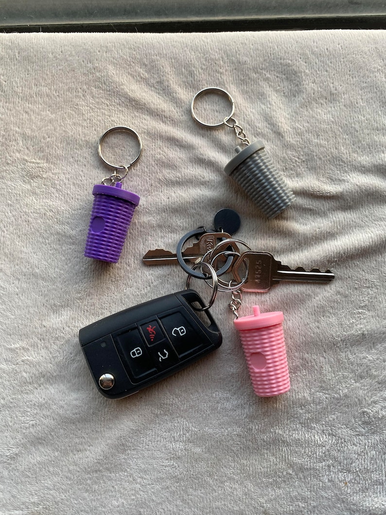 Mini Starbucks Inspired Tumbler Keychain STL File, Tumbler Cup 3D Print ...