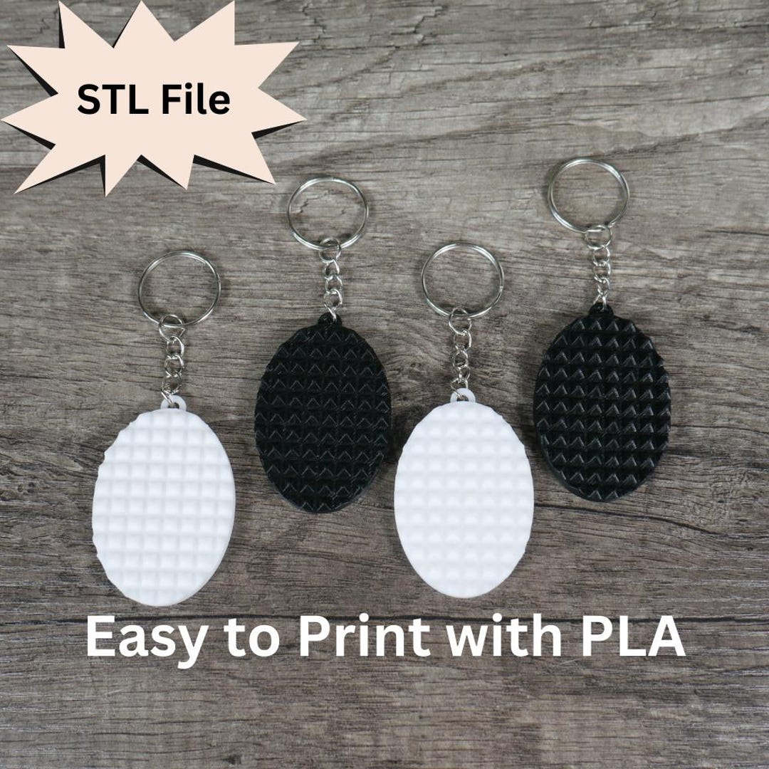 Spiky Pain Stim Fidget Toy Keychain STL File for 3D Printing, Anxiety ...