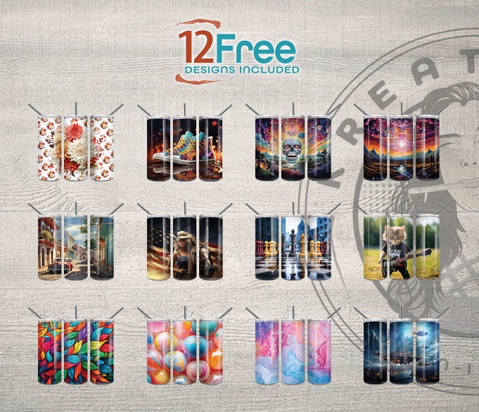 Corona Beer 20oz Tumbler Wrap, Digital Download, Instant Download + 12 ...