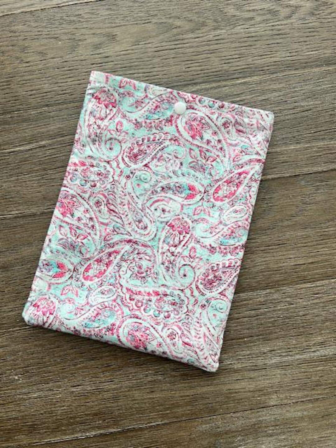 Small Size Paisley Book Sleeve, Book Sleeve, Book Pouch, Book Protector ...