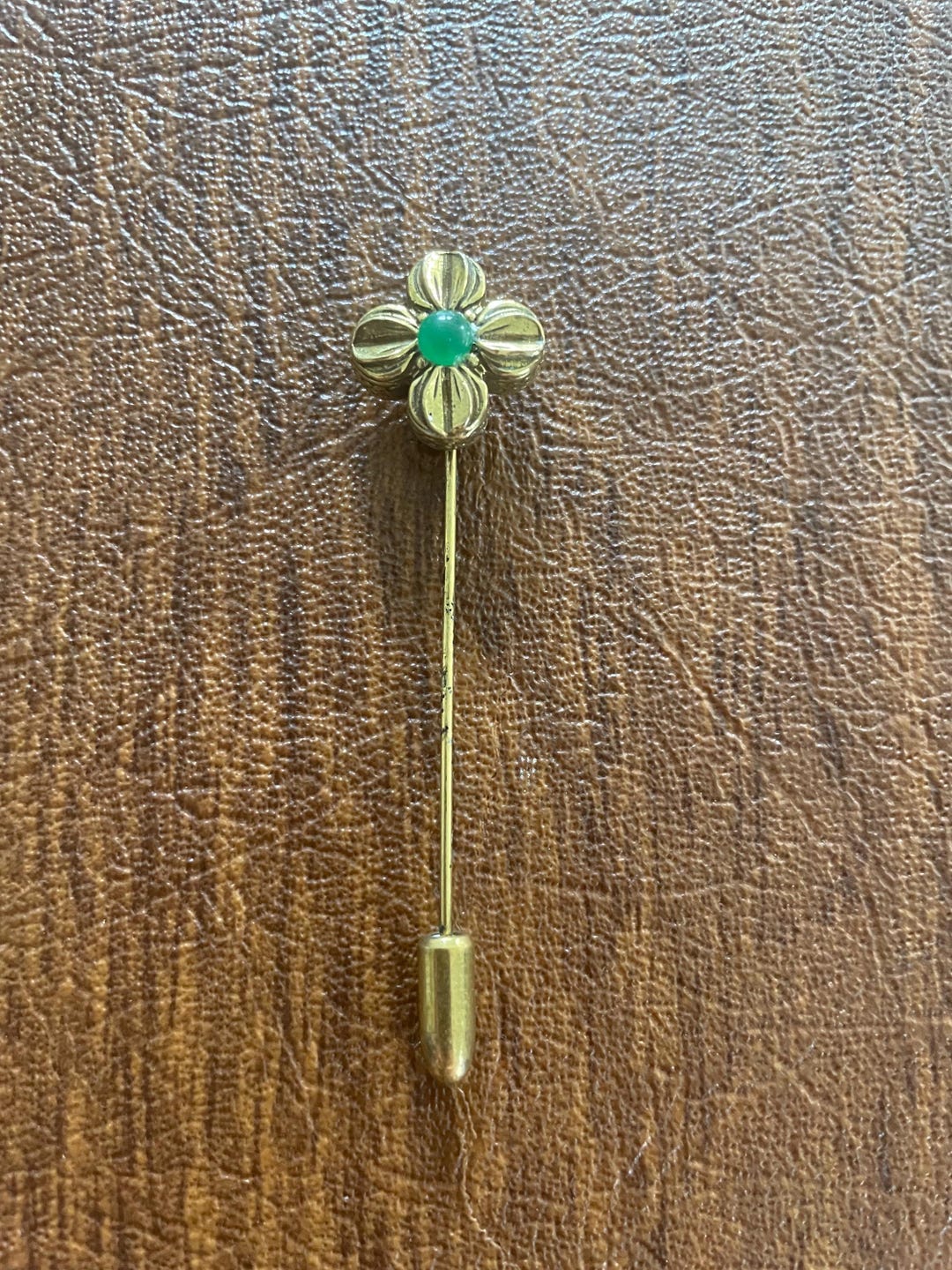 1940s-1950s Clover Stick Pin - Etsy