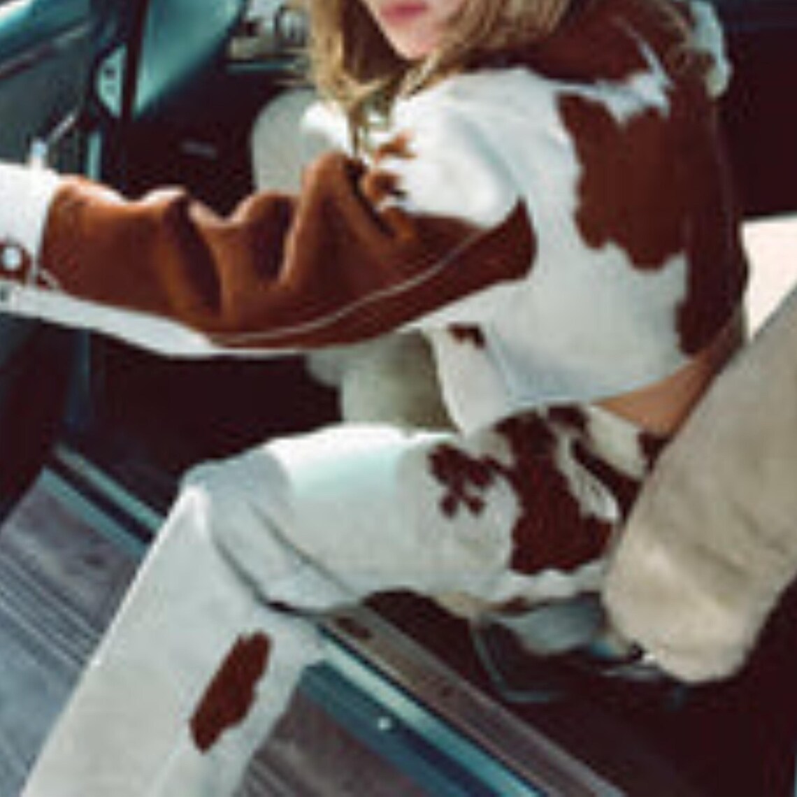 Woman Cow Hide Jacket Personalized for Women, Designer Cowhide Hair-on ...