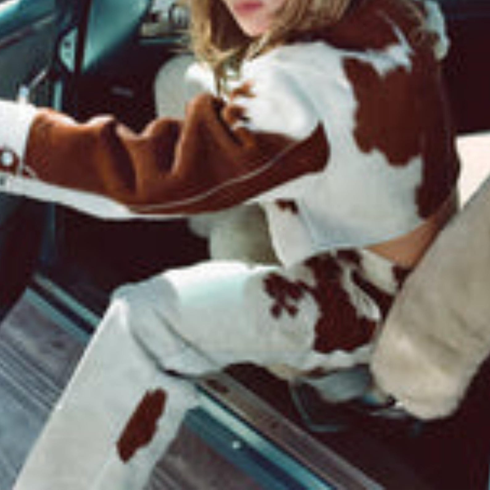 Woman Cow Hide Jacket Personalized for Women, Designer Cowhide Hair-on ...