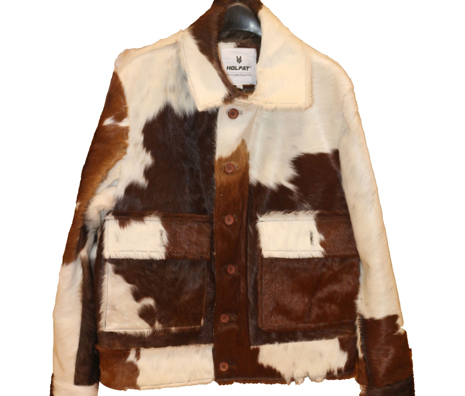 Woman Cow Hide Jacket Personalized for Women, Designer Cowhide Hair-on ...