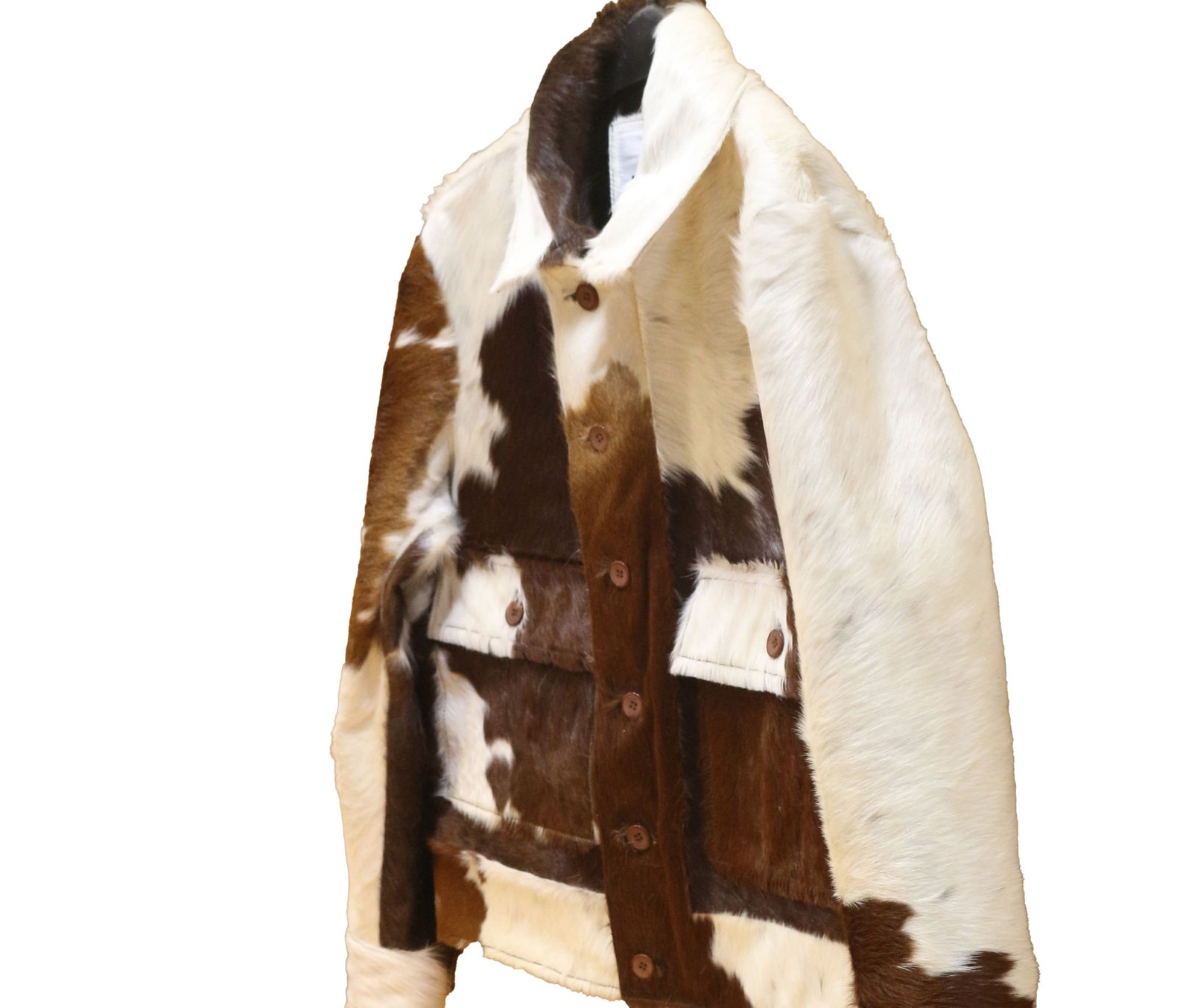 Woman Cow Hide Jacket Personalized for Women, Designer Cowhide Hair-on ...