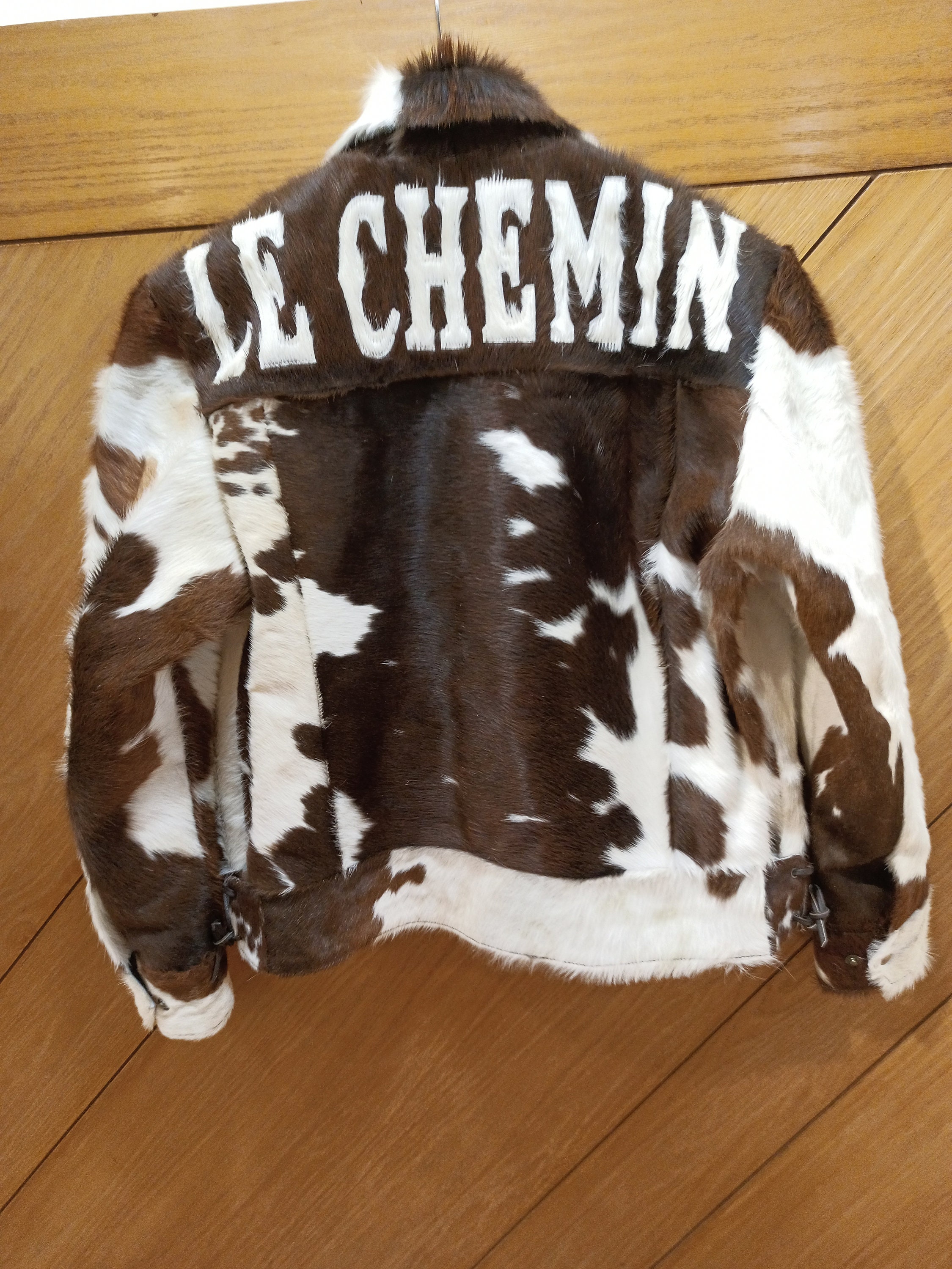 Woman Cow Hide Jacket Personalized for Women, Designer Cowhide Hair-on ...