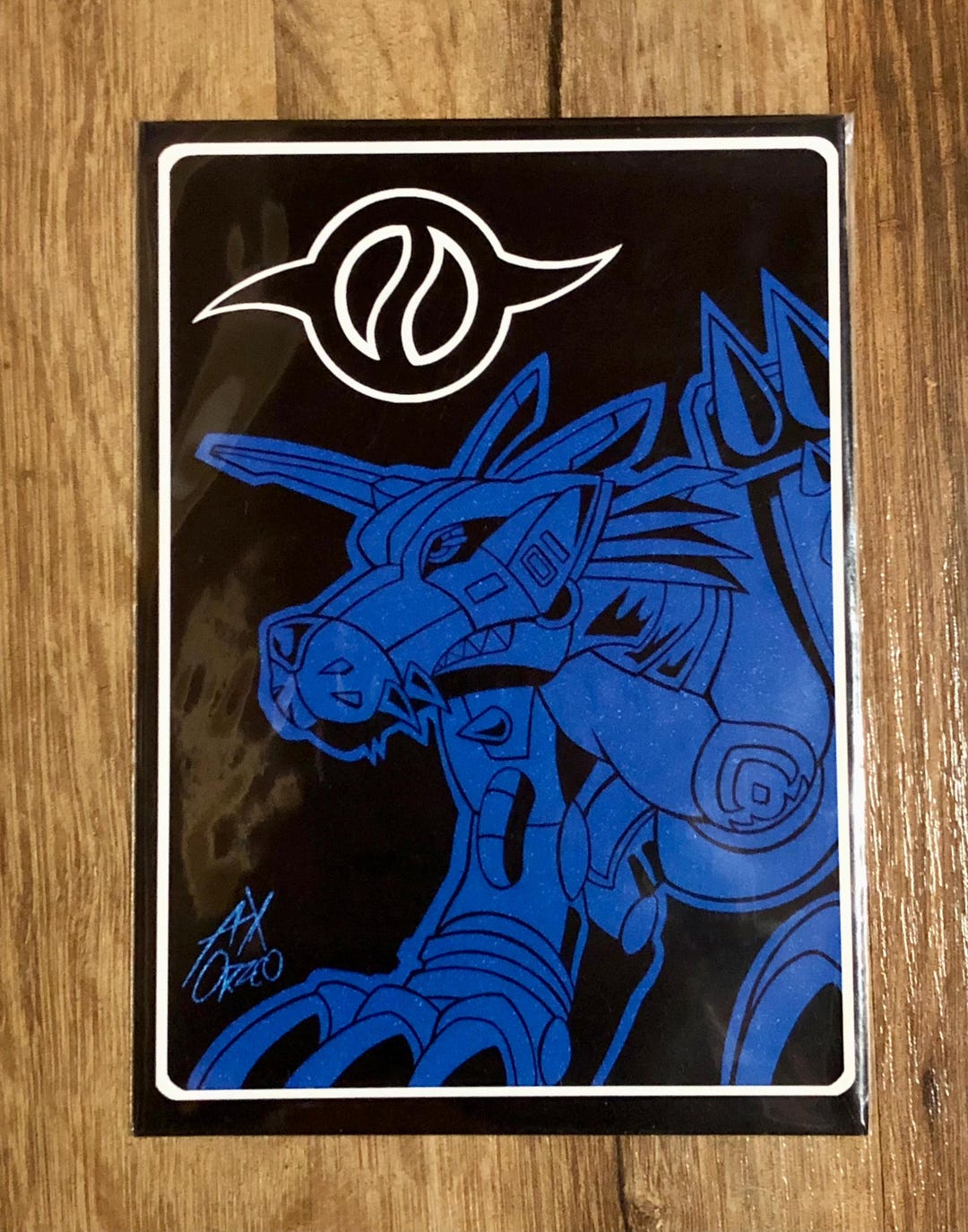 5x7 Metalgarurumon Digimon Art Print - Etsy