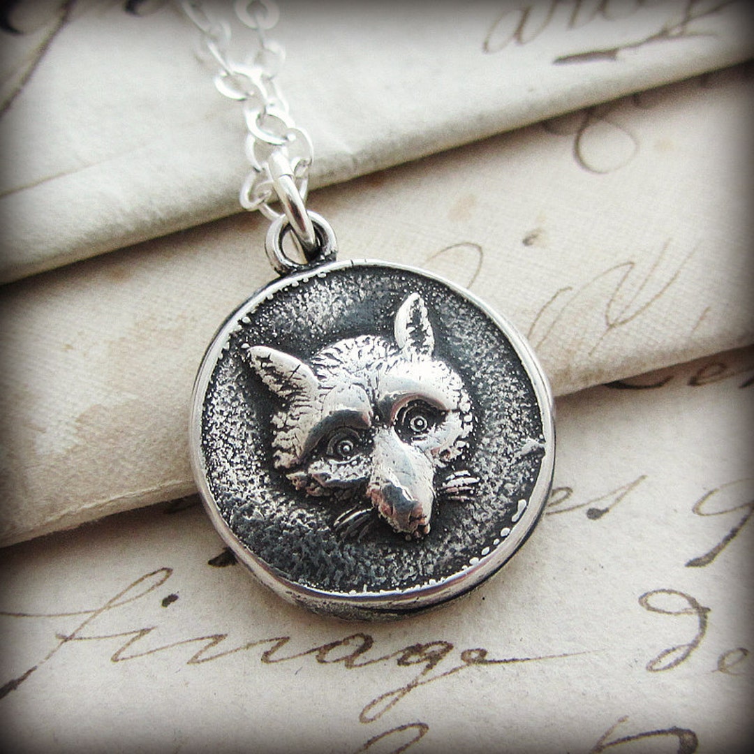 Fox Necklace - Sterling Silver - Fox Pendant Necklace - Fox Jewelry - Etsy