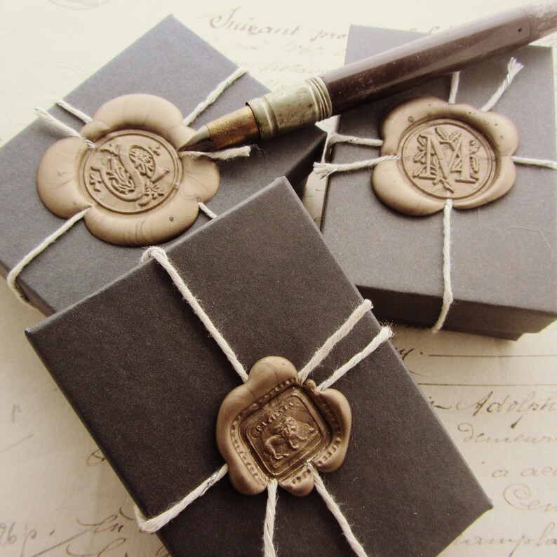 Custom Gift Wrap for Wax Seal Jewelry - Box - Etsy