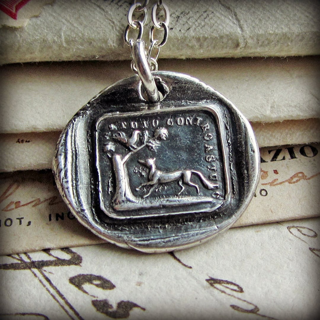 Words of Wisdom - the Fox and the Rooster - Aesop Fable Wax Seal ...