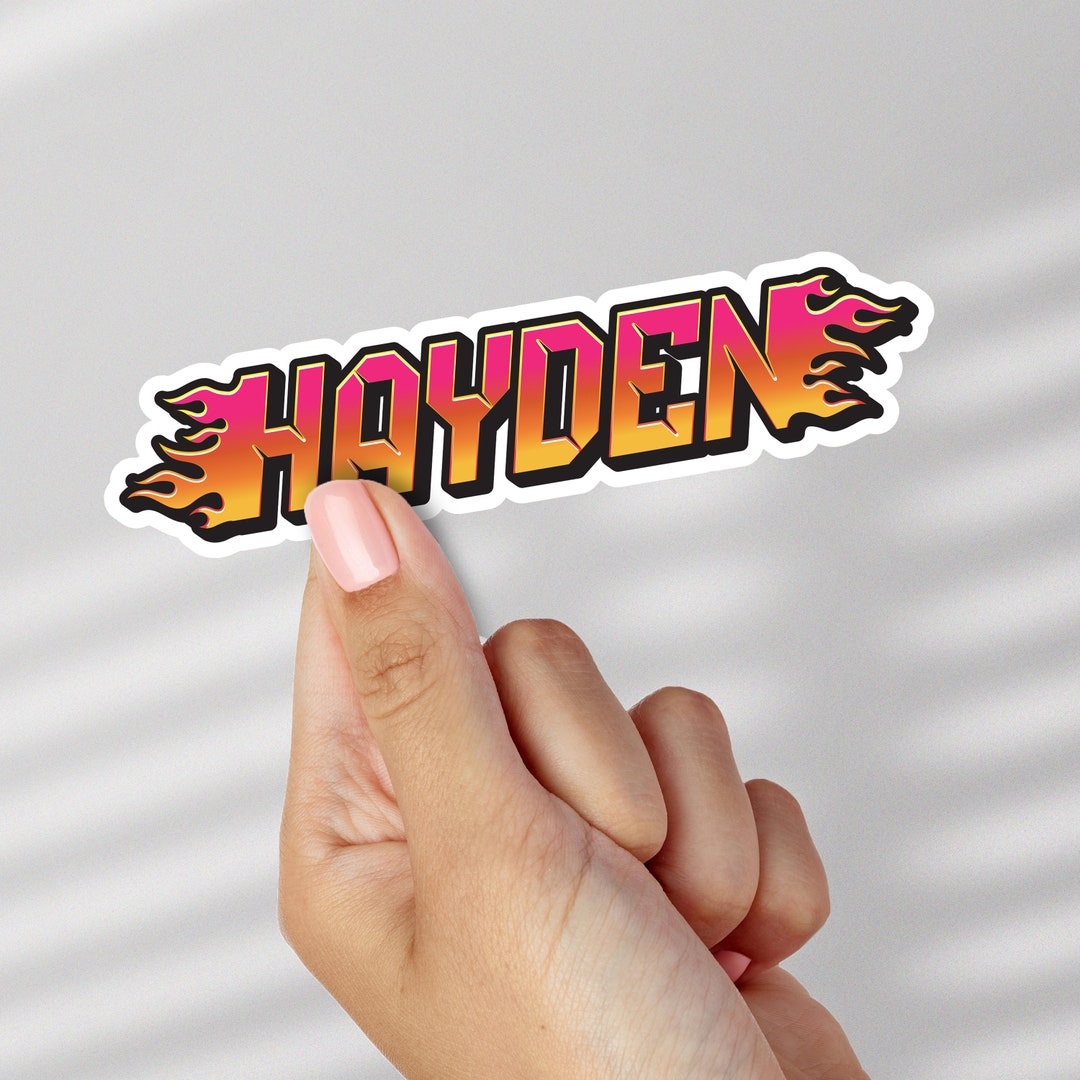 Race Car Font Style Custom Name Sticker, Personalized Decal, Vinyl ...