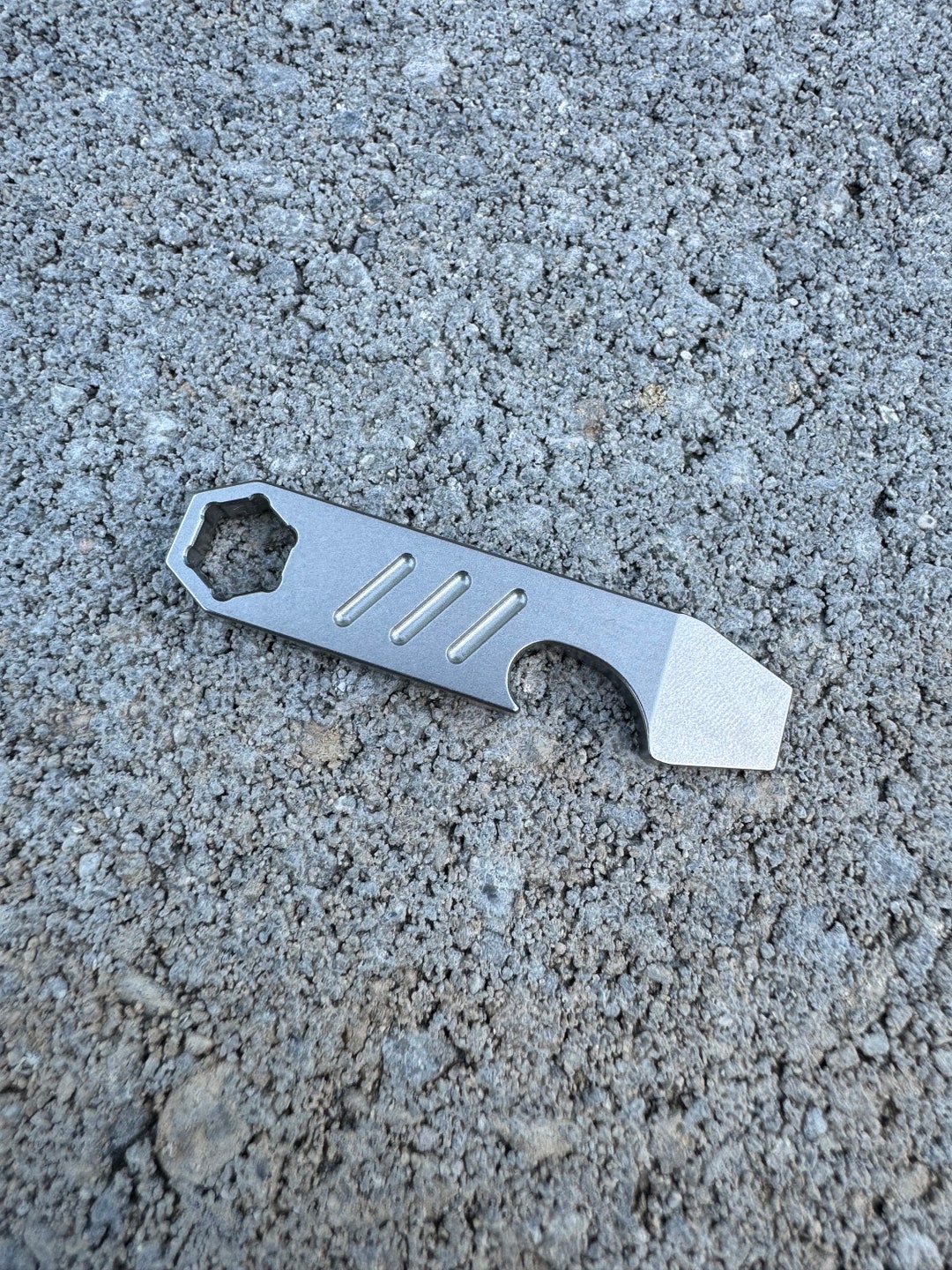 Titanium EDC Keychain Multitool With Bottle Opener, Screwdriver, and ...