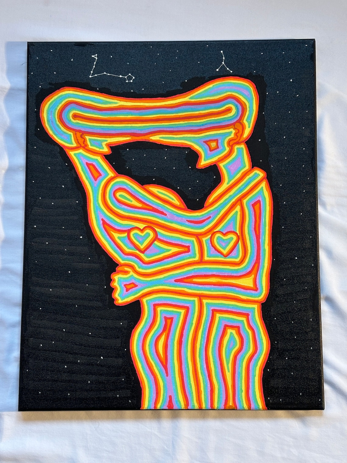 Soul Tie Painting as Prints - Etsy