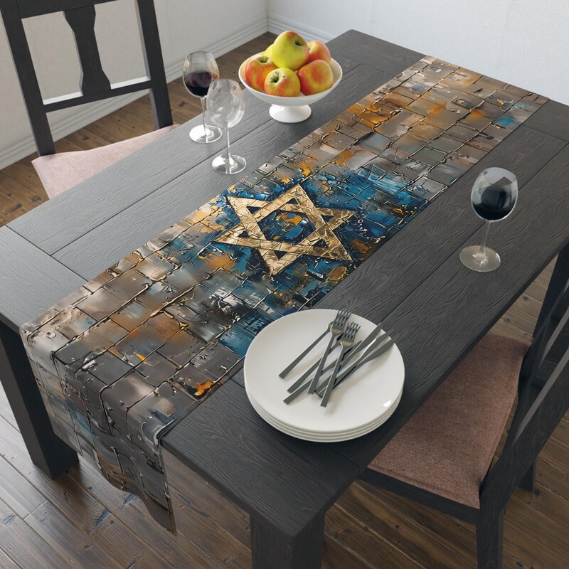 Shabbat Tablecloth - Etsy