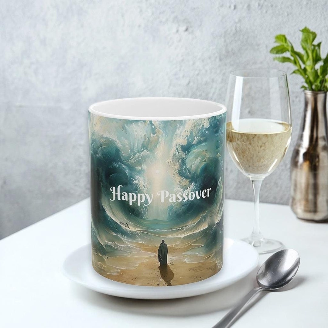 Happy Passover Mug , Passover Decor , Jewish Seder Pesach Gifts ...