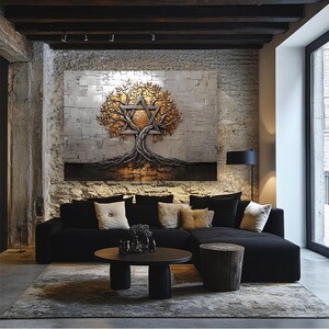 Tree of Life Wall Art - Nature Inspired Canvas Print | Support Israel ...