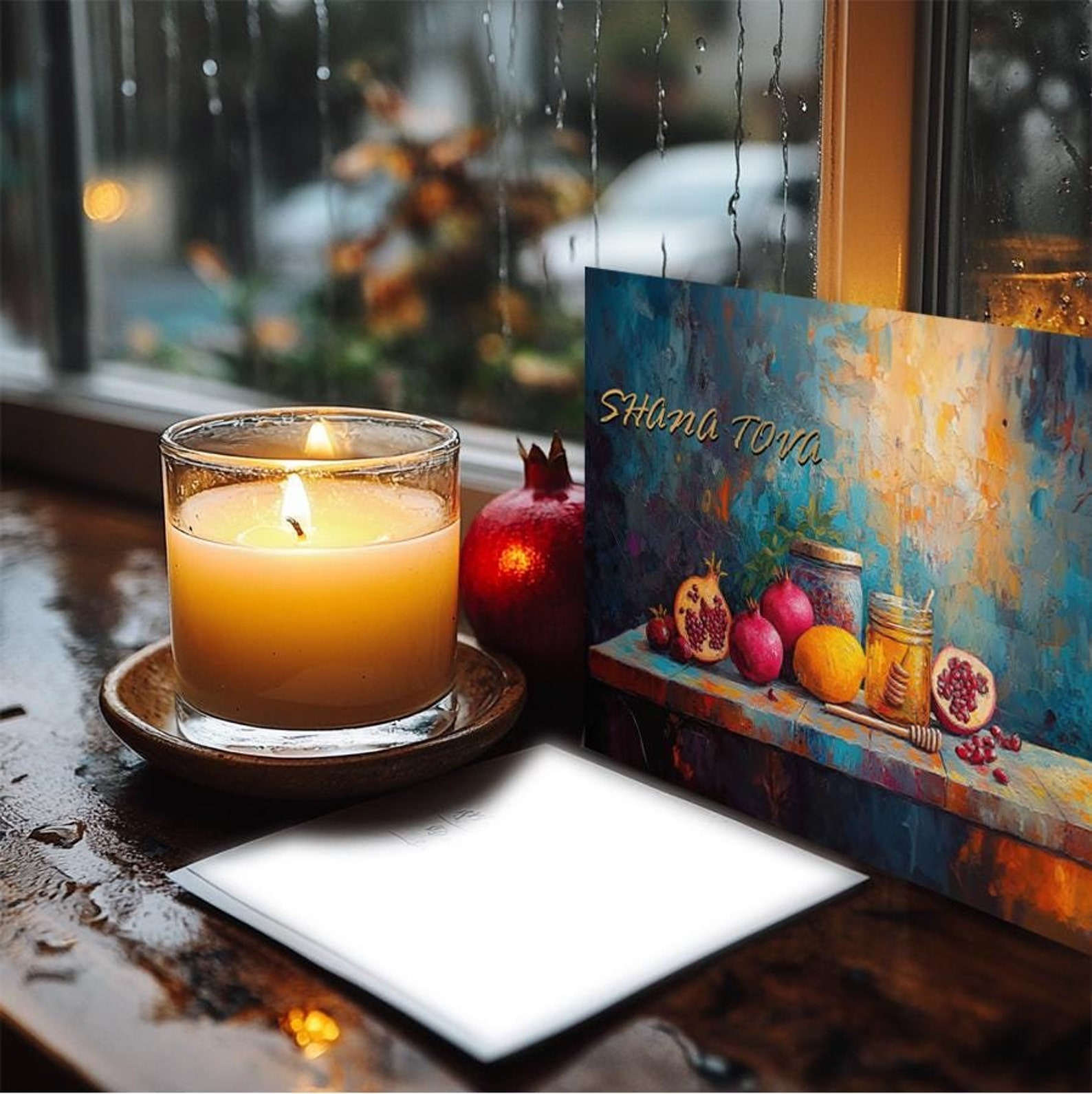 Rosh Hashanah Card, Jewish New Year Greeting Card, Shana Tova Greeting ...