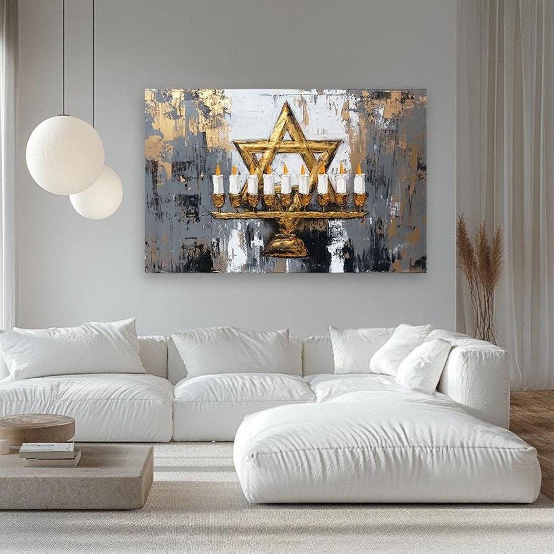 Jewish Decoration | Modern Jewish Wall Art | Jewish Home Decor ...