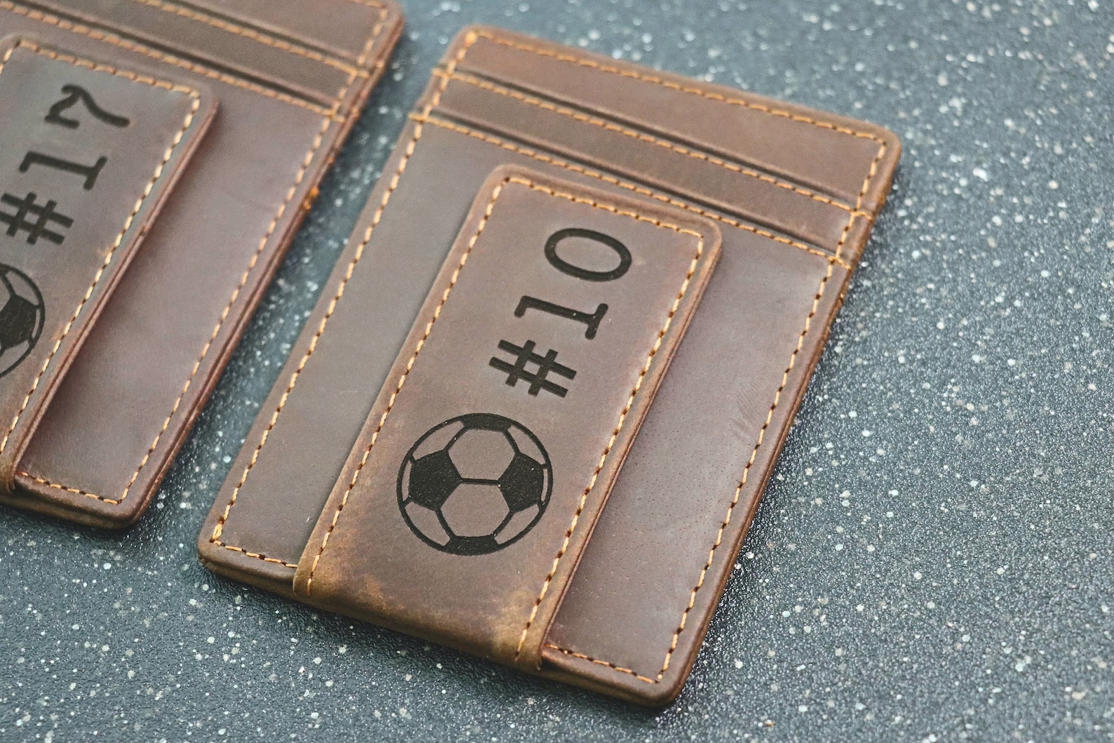 SOCCER WALLET, GRADUATION Gift, Leather Wallet - Etsy