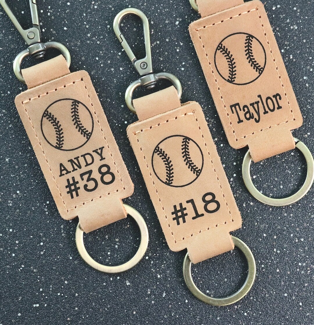 Softball Keychain, Softball Team Gifts, Softball Senior Night Gifts ...