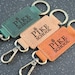 Business Logo Keychain, Custom Leather Keychain - Etsy