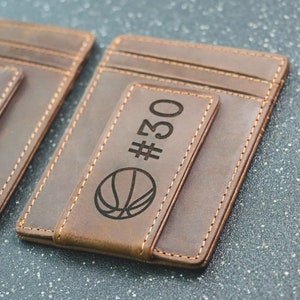 SOCCER WALLET, GRADUATION Gift, Leather Wallet - Etsy