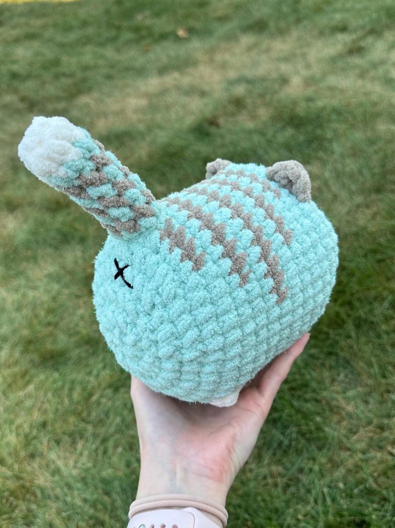 Crochet Tabby Loaf Cat Handmade Colorful Plushie - Etsy