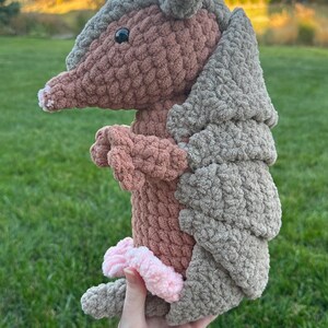 Handmade Crochet Armadillo Plushie - Etsy