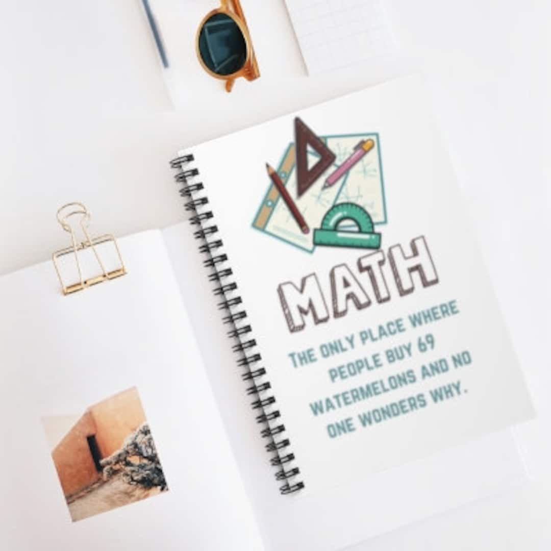 Personalized Math Notebook for Students Customizable Math Journal Graph ...