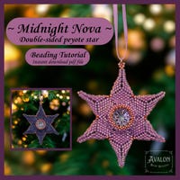 Snowflake Tutorial, Khione, Pendant Tutorial, Beading Pattern ...