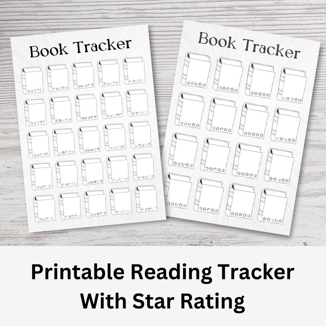 Book Tracker, Printable Reading Tracker, Book Review Sheet, Reading Log ...