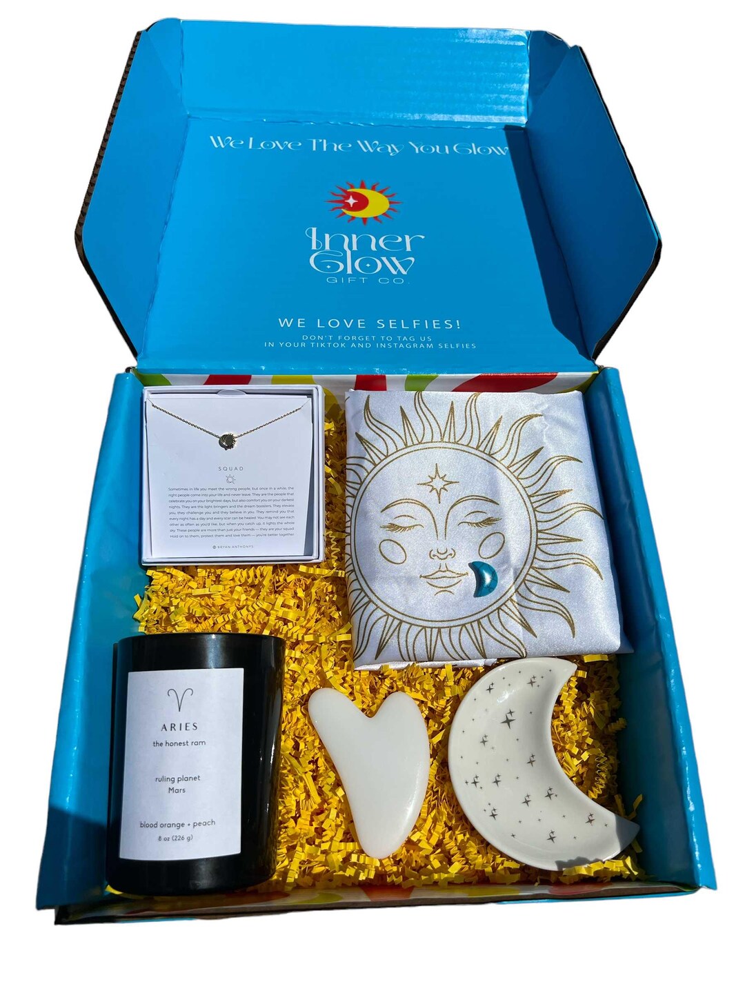 Celestial Zodiac Self-care Gift Box –wellness & Astrology Horoscope ...