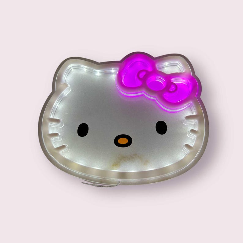 Hello Kitty LED Wall Light: Kawaii Room Decor - Etsy