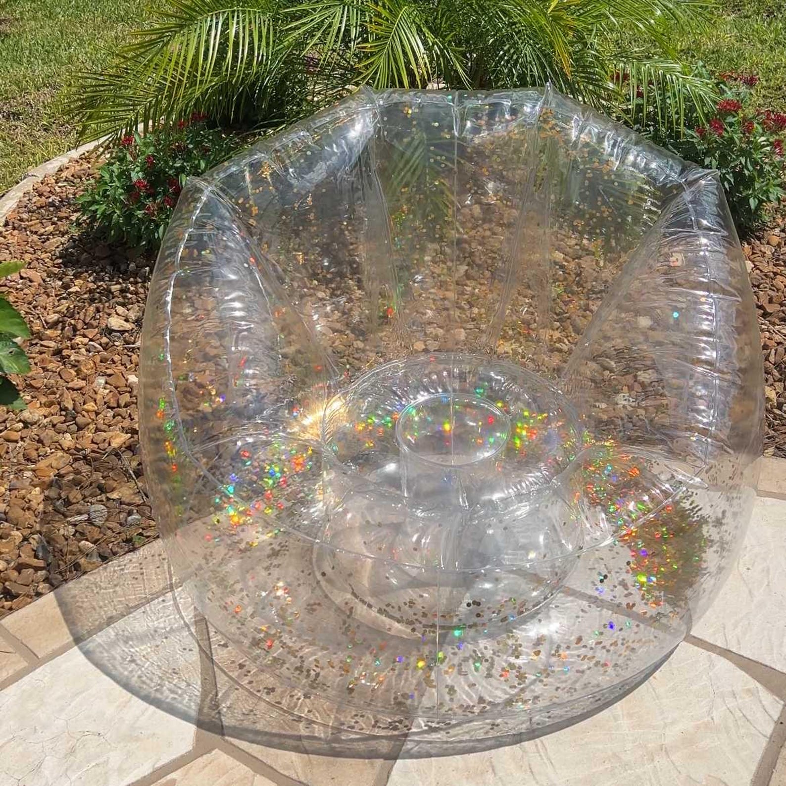 Clear Inflatable Birthday Event Chair – for Glamorous Durable Comfort ...