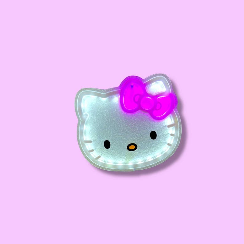 Hello Kitty LED Wall Light: Kawaii Room Decor - Etsy