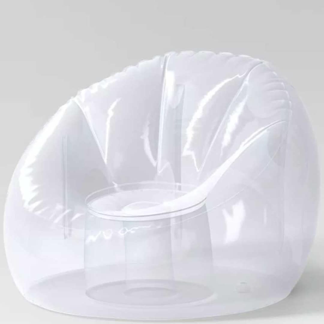 Clear Inflatable Birthday Event Chair – for Glamorous Durable Comfort ...