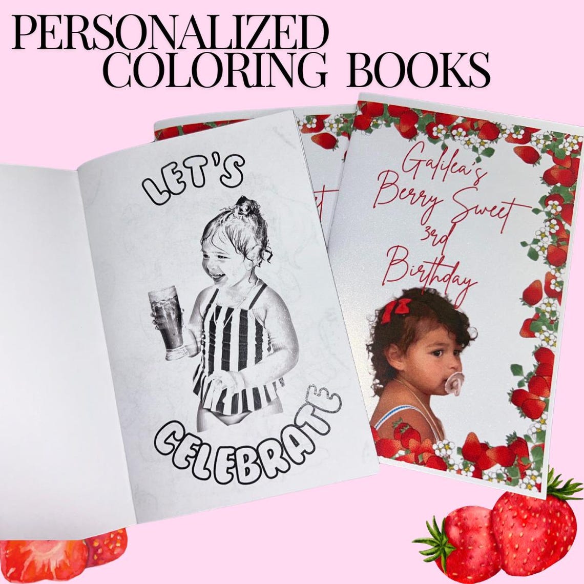 Personalized Coloring Books for Birthdays and Party Favors - Etsy