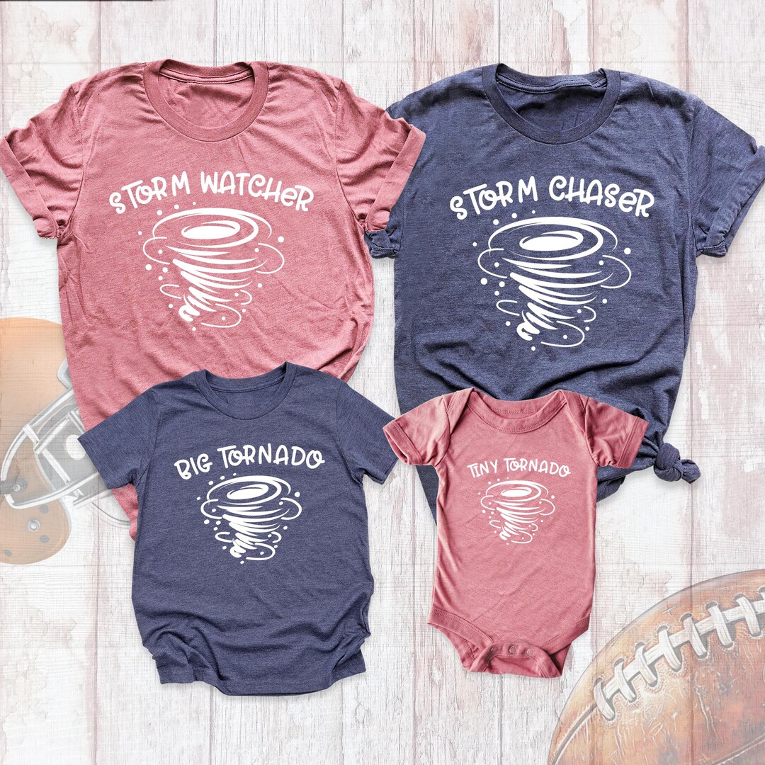 Matching Family Shirts, Storm Chaser Shirt, Big Tiny Tornado Shirt ...