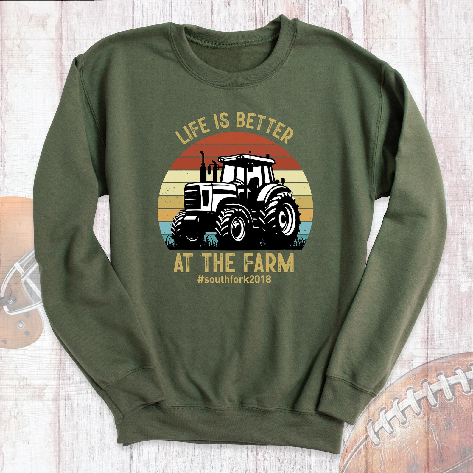 Custom Farm Sweatshirt, Farmer Hoodie, Life is Better at the Farm ...