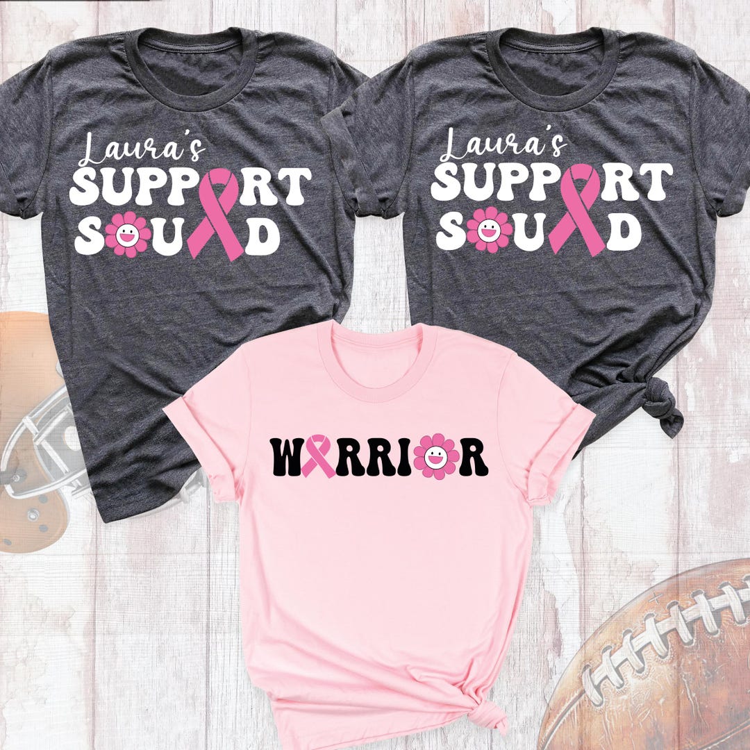 Breast Cancer Mammography Shirts Warrior Metastatic Support Squad Shirt ...