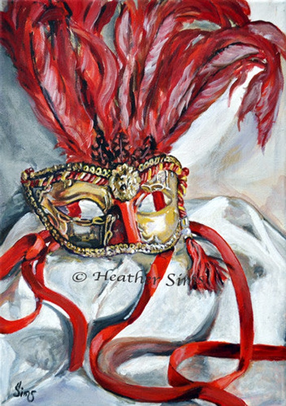 Masquerade Mask Painting