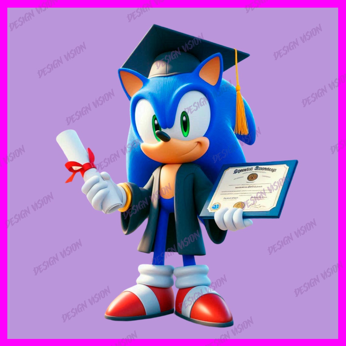 4 PNG Sonic Graduation PNG Image, Clipart Images for Sublimation ...
