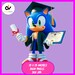 4 PNG Sonic Graduation PNG Image, Clipart Images for Sublimation ...