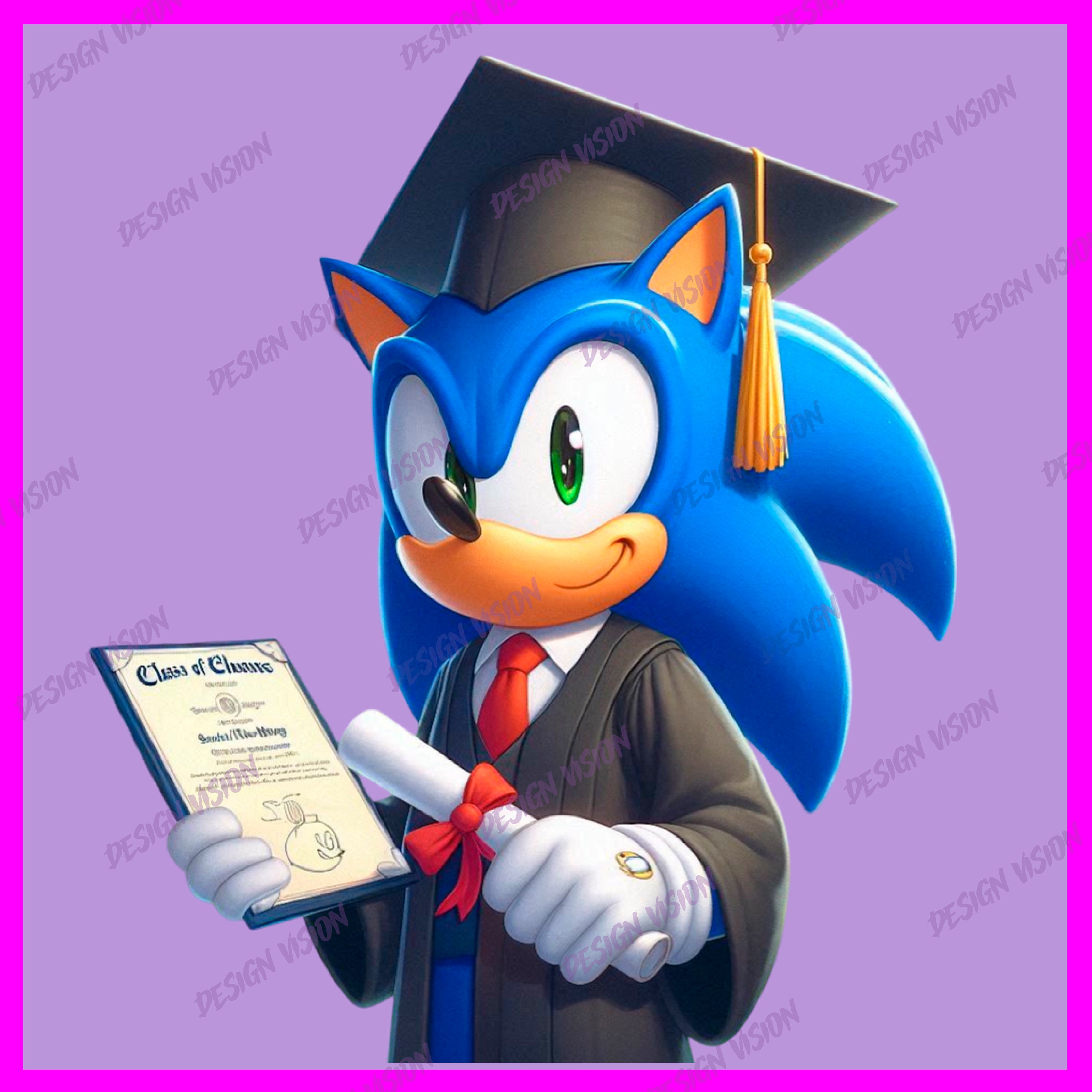4 PNG Sonic Graduation PNG Image, Clipart Images for Sublimation ...