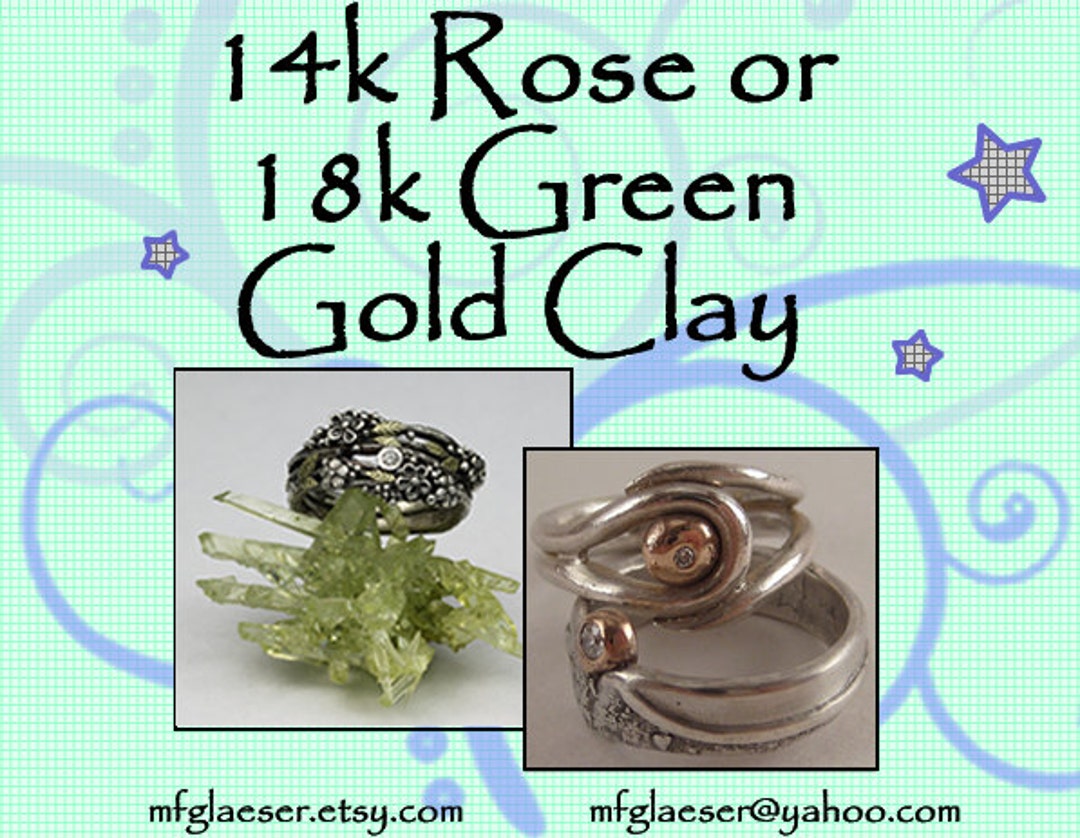 Colored Gold Alloy Clay Many Options - Etsy