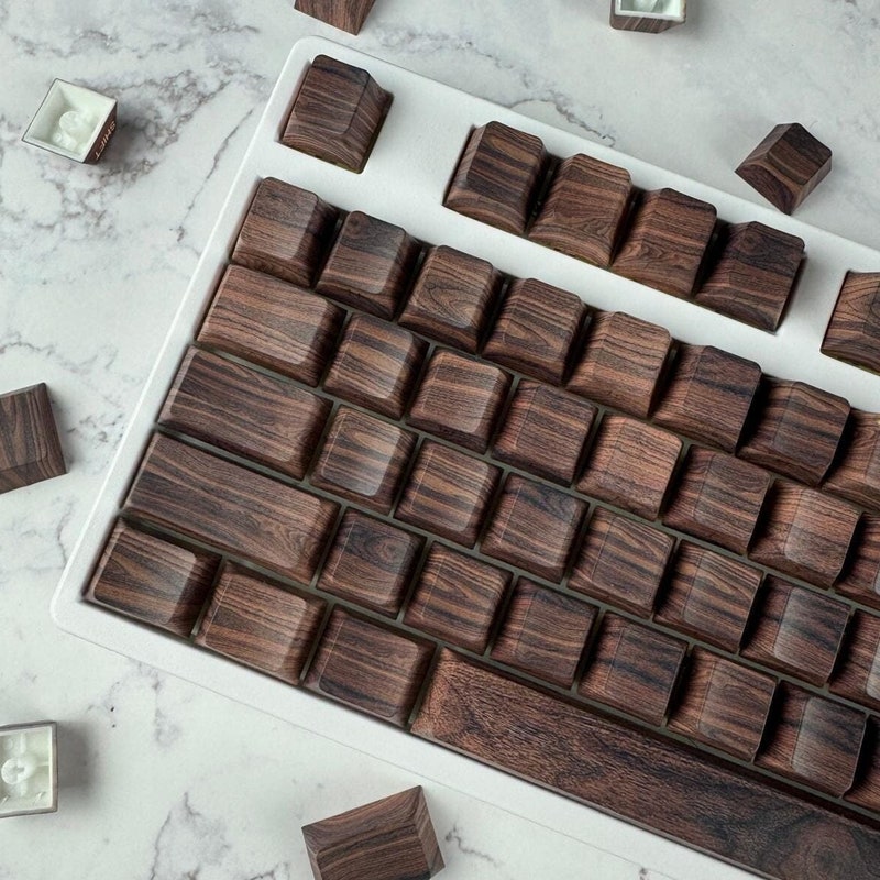 Wood Keycaps - Etsy